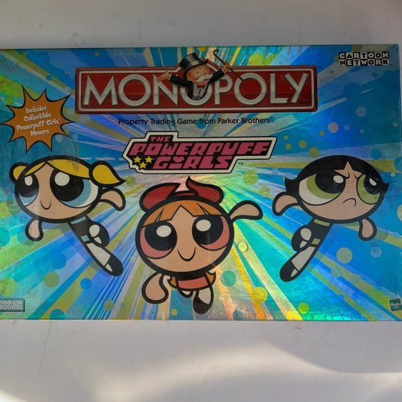 Hasbro | Games | Vintage Monopoly The Powerpuff Girls 20 Cartoon ...